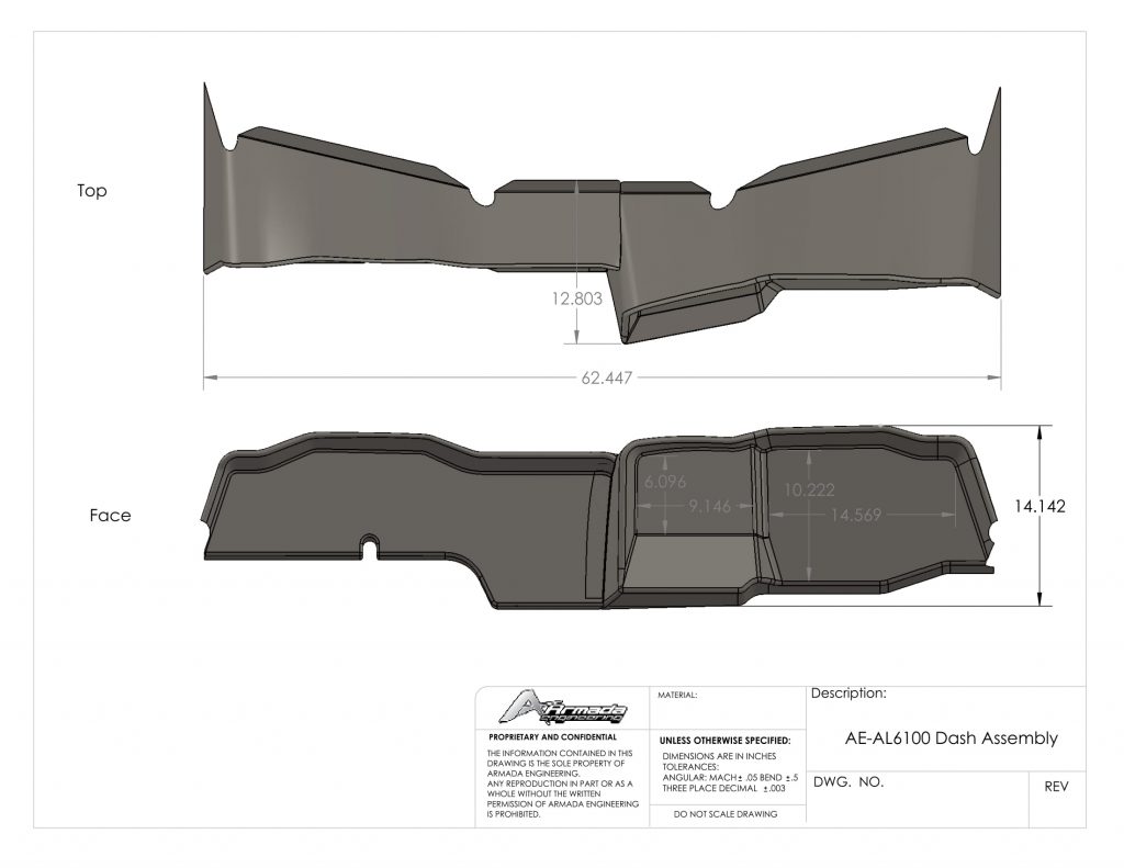 Armada Midsize Two Piece Dash – Armada Engineering